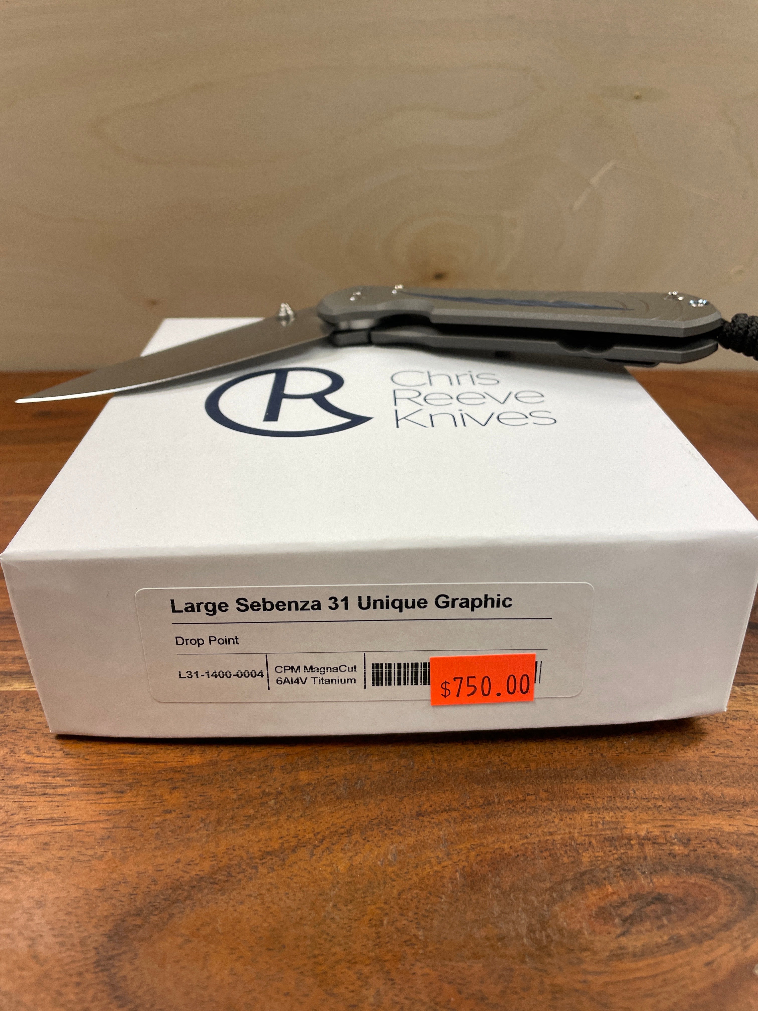 Chris Reeve Large Sebenza 31 Unique Graphic – Marks Outdoors