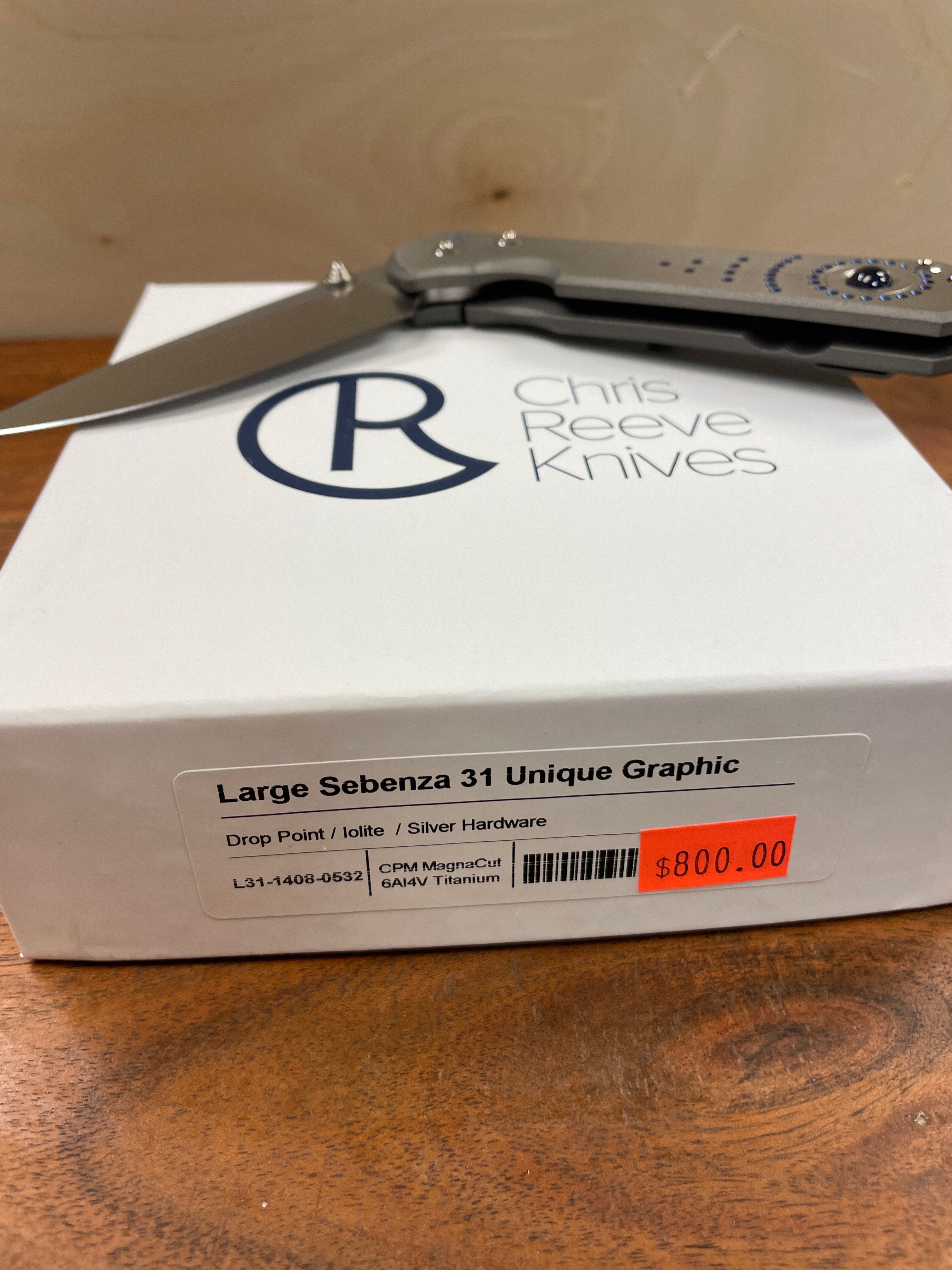 Chris Reeve Large Sebenza 31 Unique Graphic – Marks Outdoors